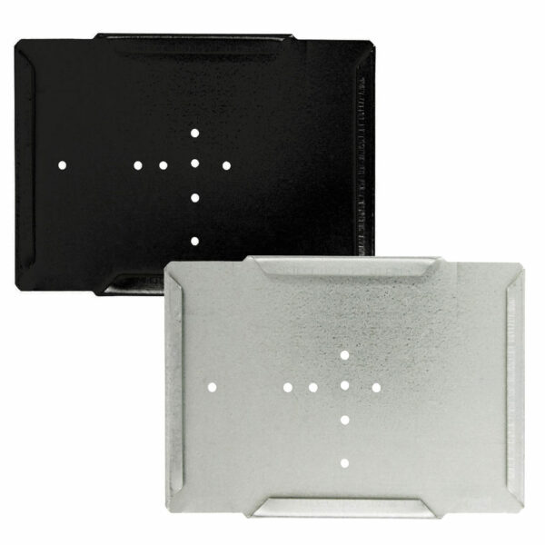 7” x 5" Galvanized Face Plate Sign Holder | centurion-inc.com