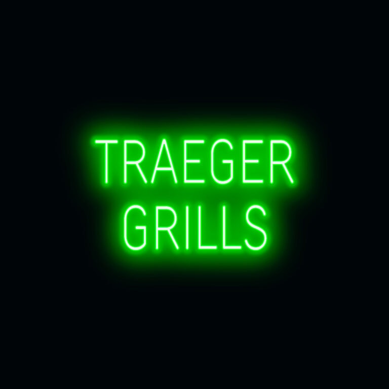 "TRAEGER GRILLS" LED Sign | like Neon | Centurion Store Supplies