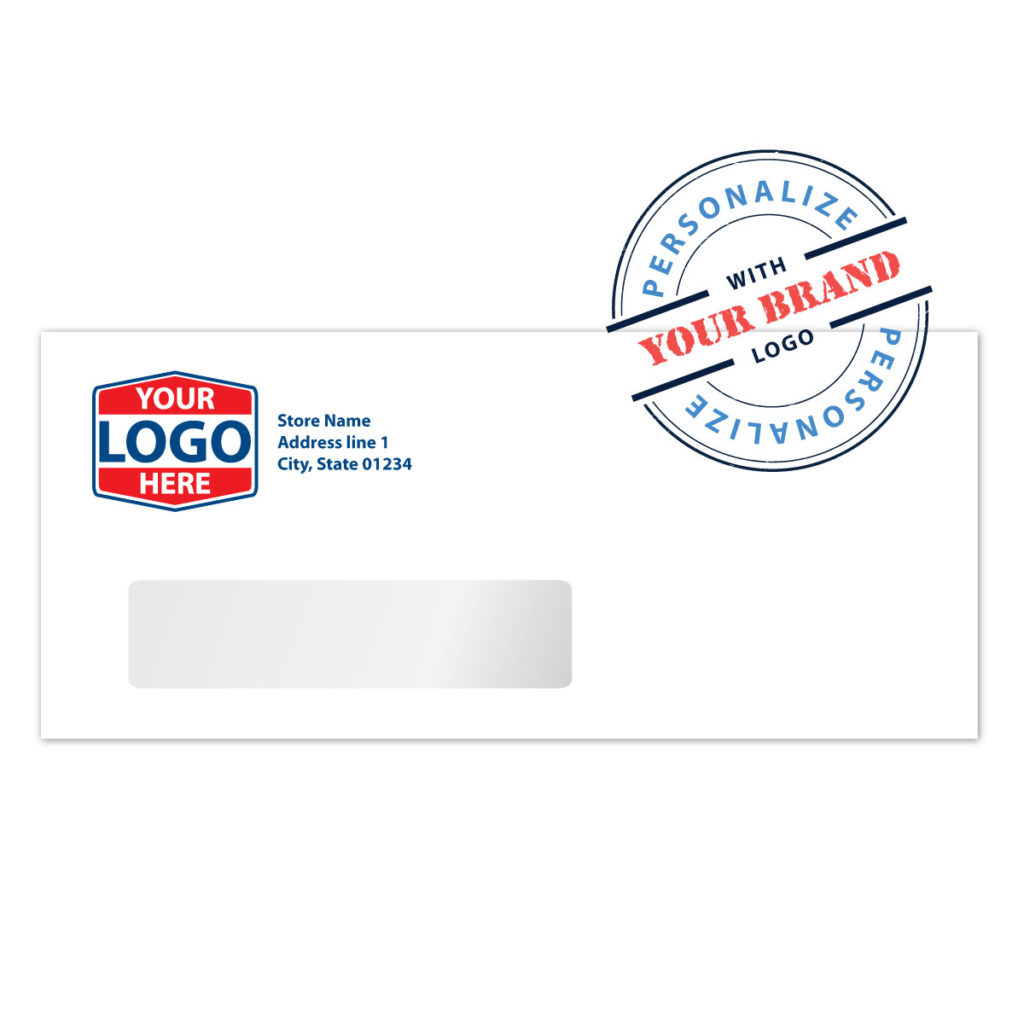 #10 Window Envelope - Custom Printed | Centurion Store Supplies