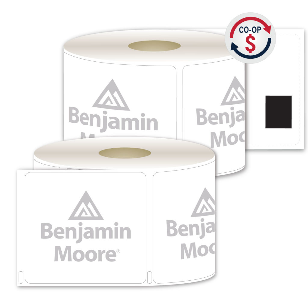 Benjamin Moore Custom Color Labels - 2-1/8" x 2-3/4"