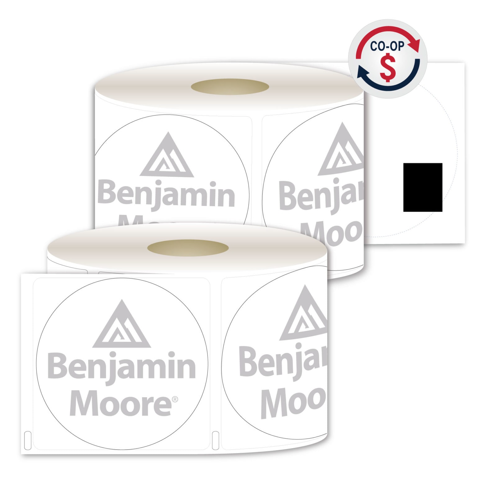 1/2 Pint Benjamin Moore Custom Color Labels | centurion-inc.com