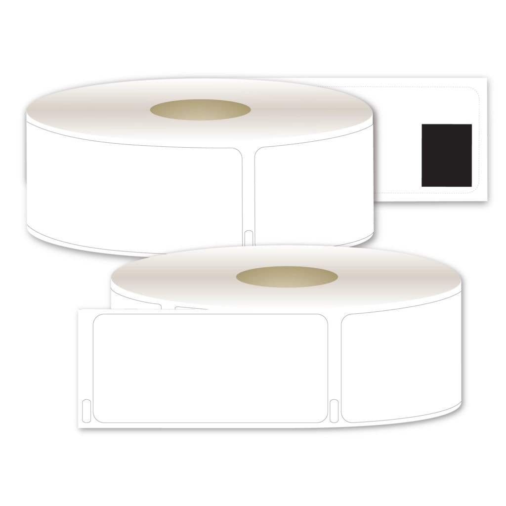 Custom Color Labels - 1-1/8" x 3-1/2" | Centurion Store Supplies