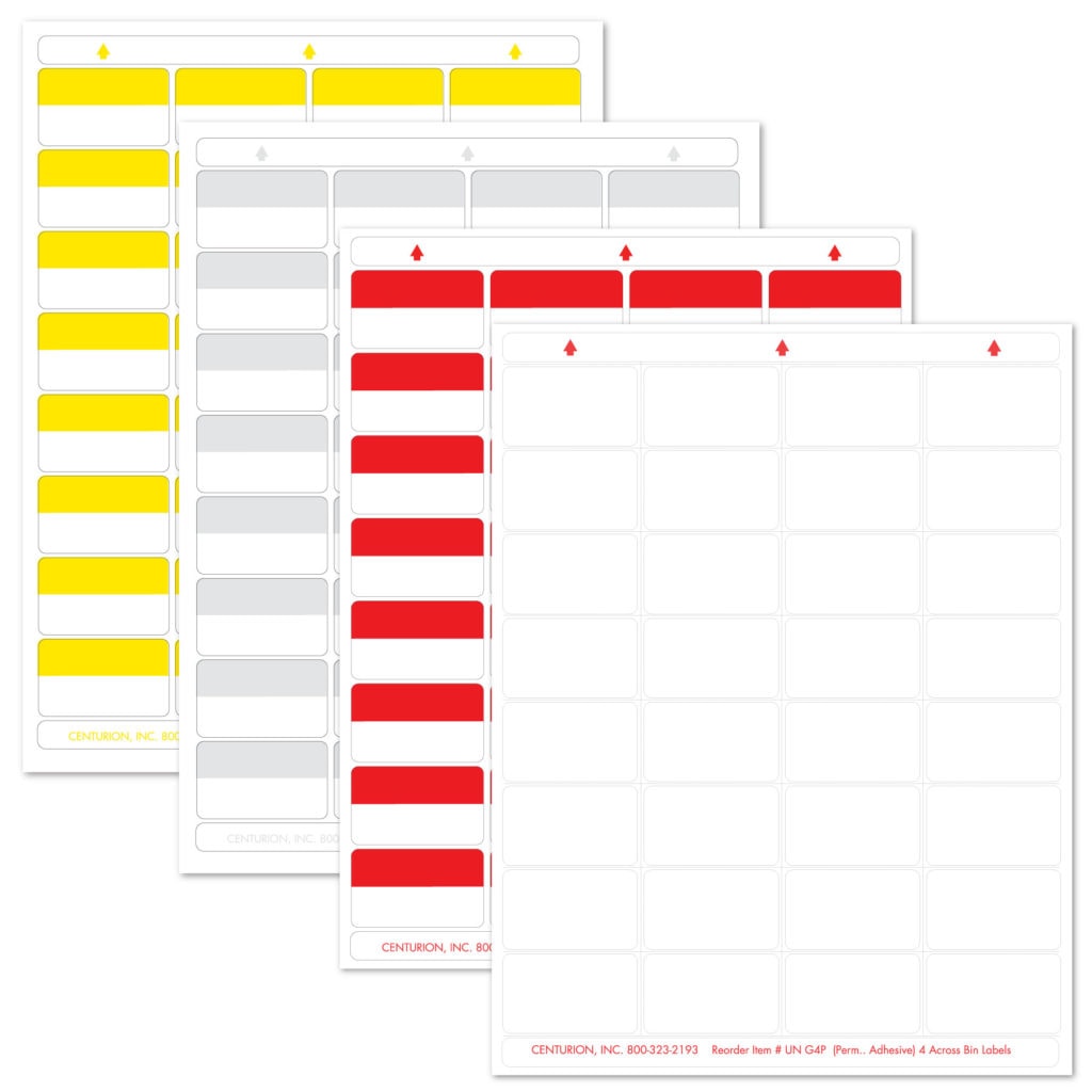 Vinyl Laser Bin Labels - Ultimate Series | Centurion Store Supplies