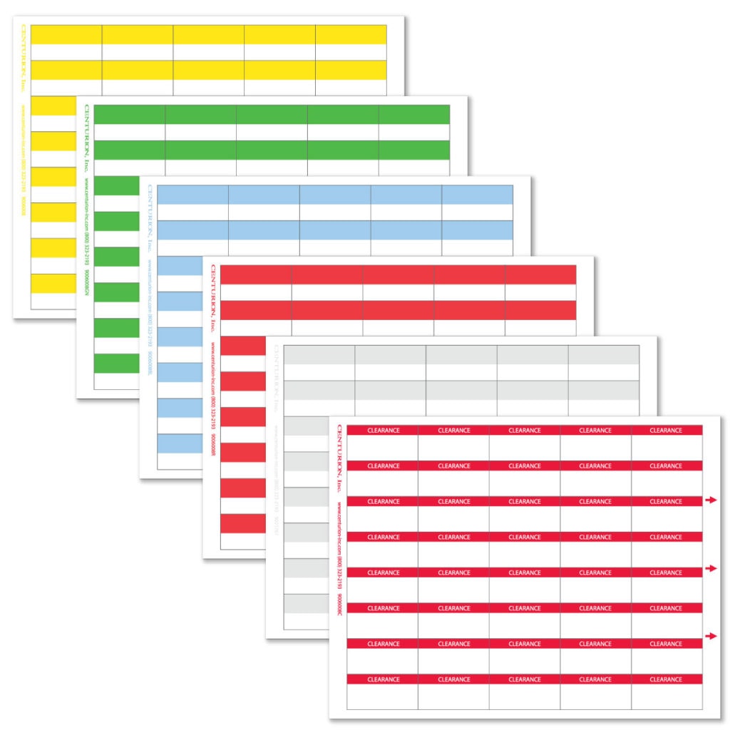 Laser Bin Labels - Landscape | Centurion Store Supplies